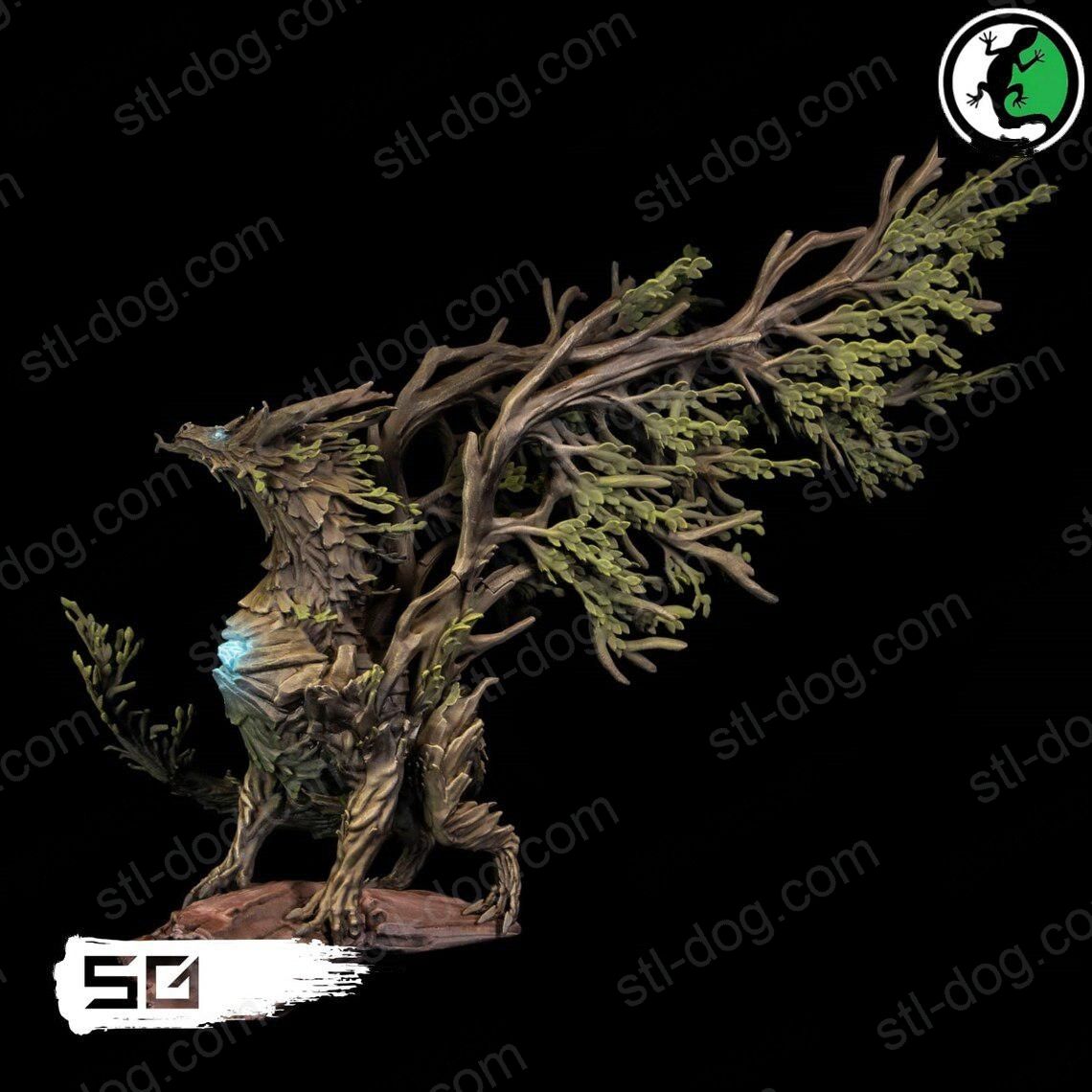 森林龙(Forest Dragon) 3D打印图纸 - STL模型库